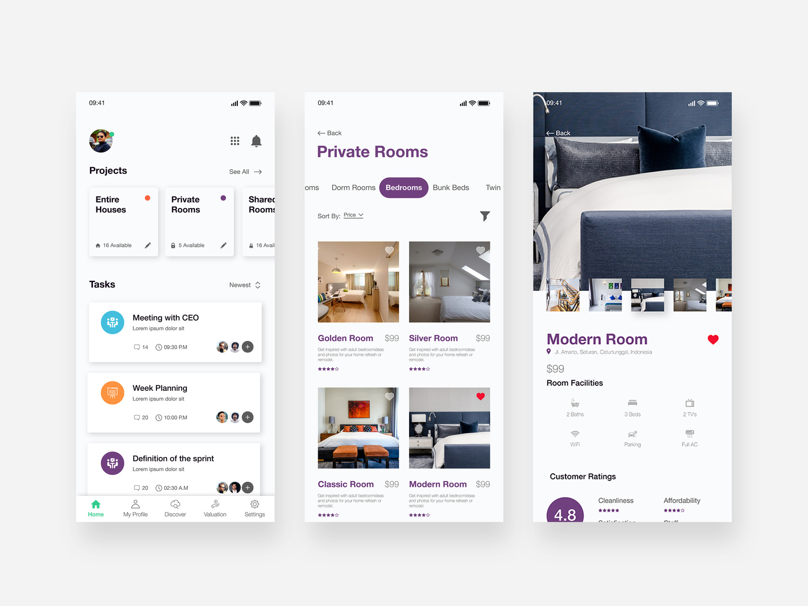 App Design Mockup by Usama Wajeeh on Dribbble