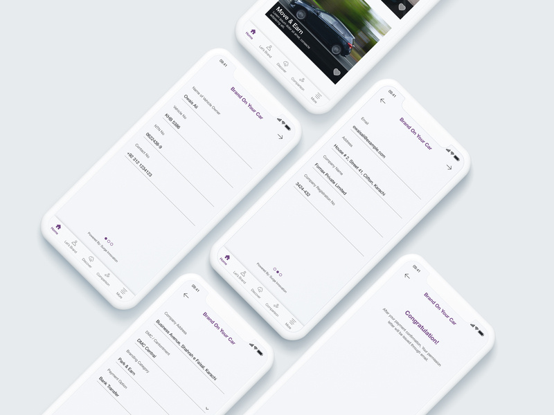 Minimal App Design by Usama Wajeeh on Dribbble