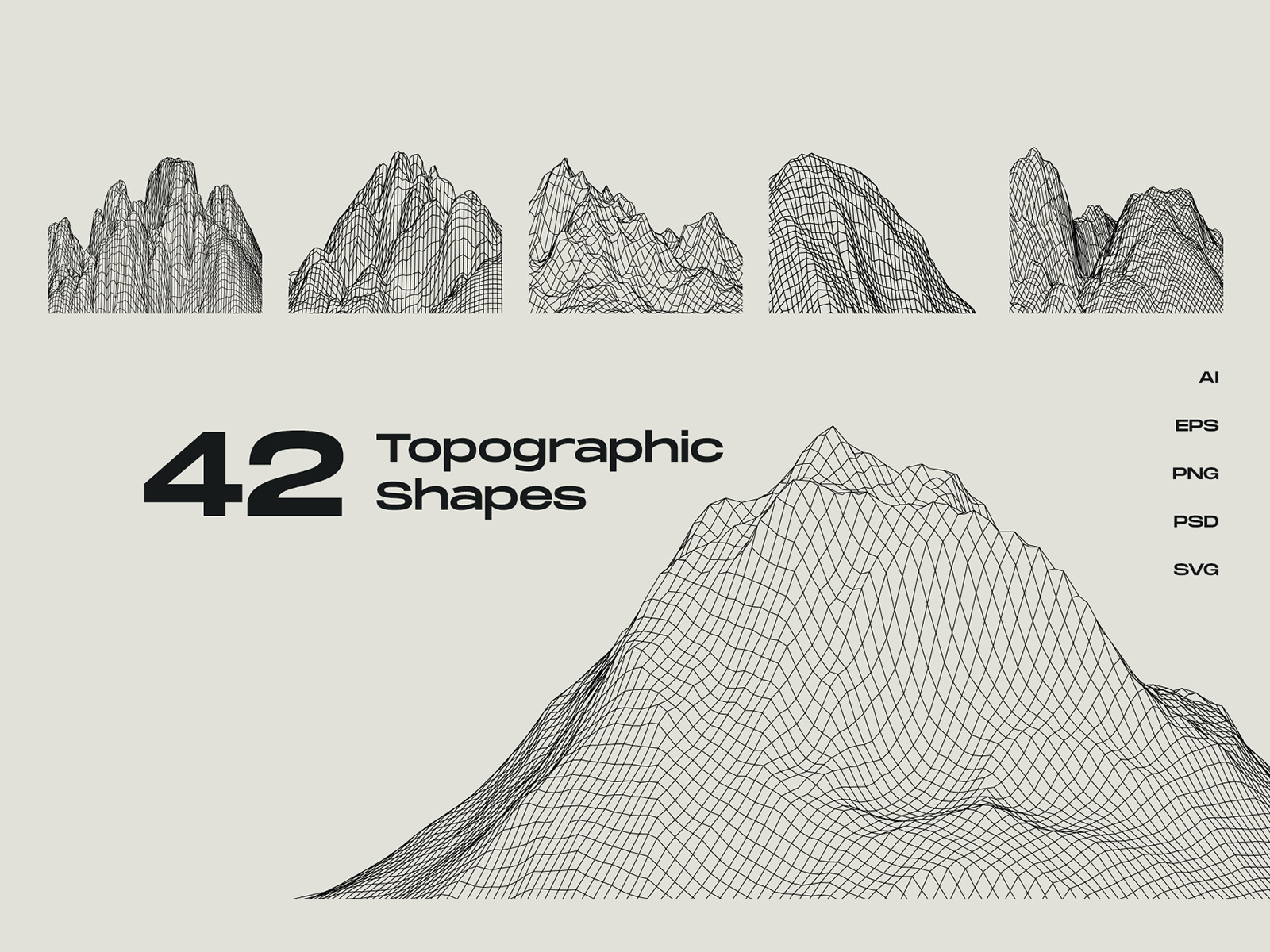 42 Topographic Shapes by Artem Ottoson on Dribbble