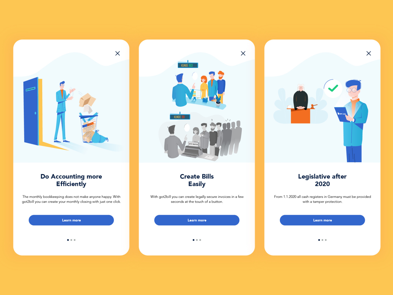 On-boarding UI design by Nayab Fatima on Dribbble