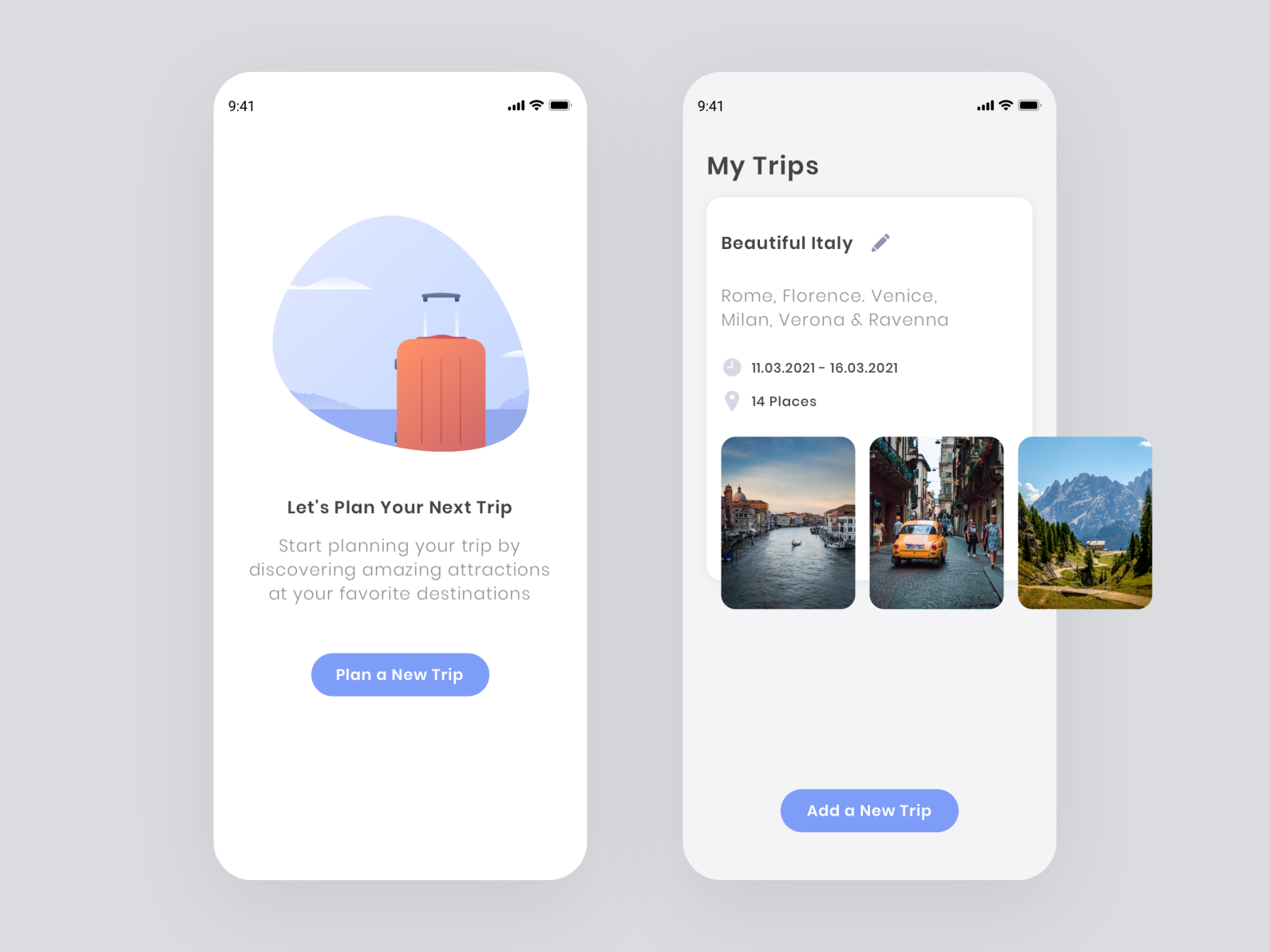 Triper - My Trips by Ofer Hauptman on Dribbble
