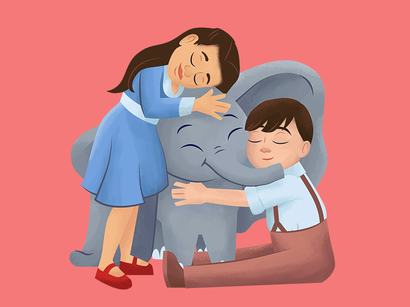 Dumbo Messaging Sticker by Bare Tree Media on Dribbble