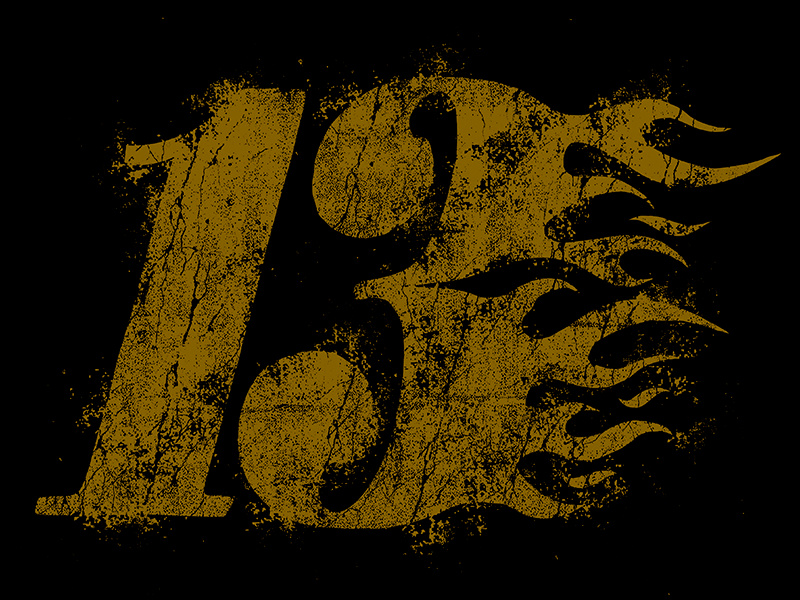 13 IS MY LUCKY NUMBER - RACING FLAMES by Maleficio Rodriguez on Dribbble