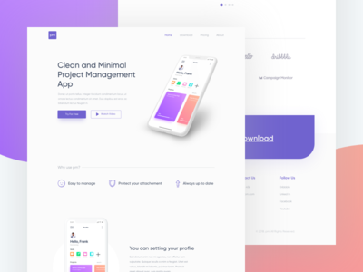 Design Studio Landing Page by Nicholaus Gilang for Noansa on Dribbble