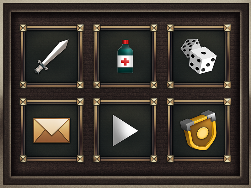RPG Icons by Fernanda on Dribbble