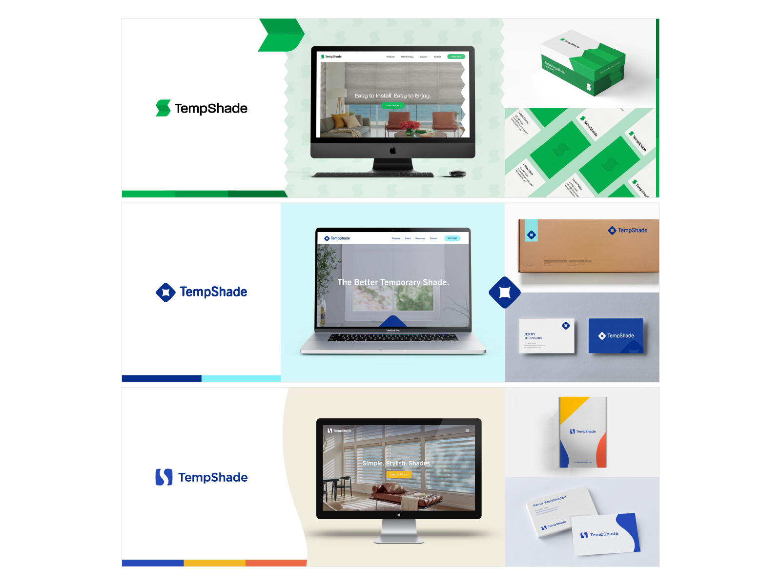 TempShade Branding Concepts by Dillon Mogford on Dribbble