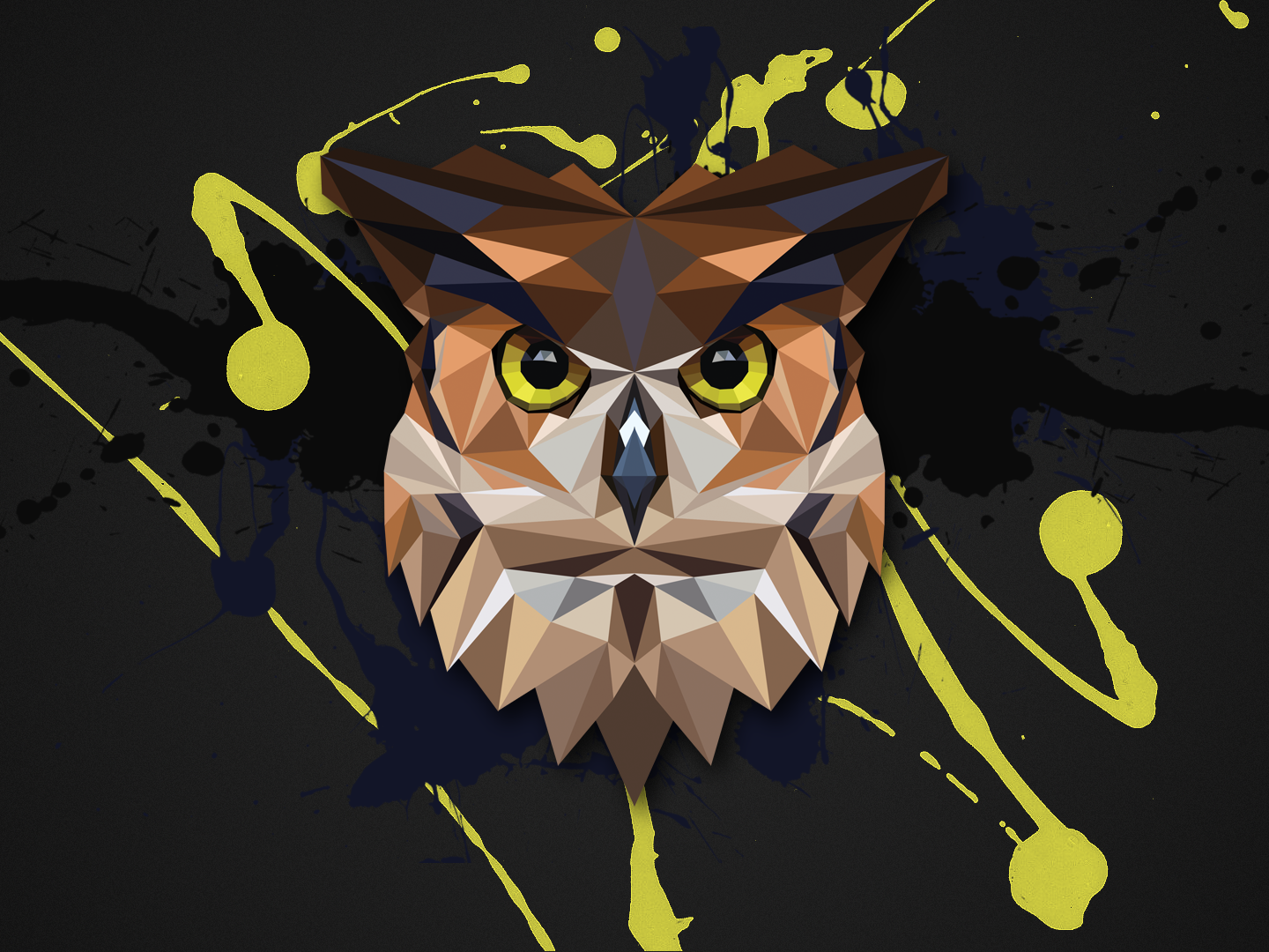 Polygon Owl by Dávid Uhrin on Dribbble