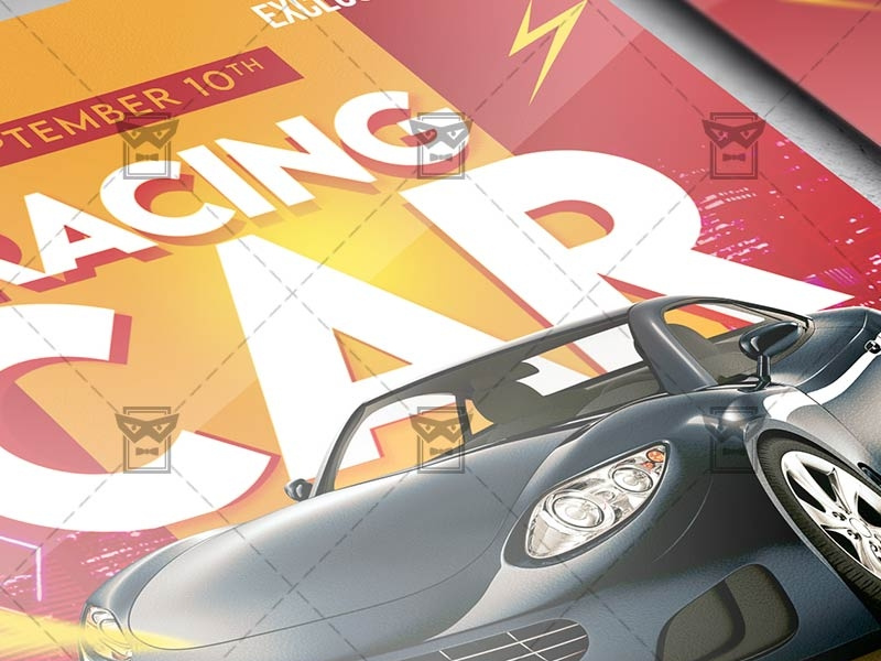 Drag Racing - Flyer PSD Template by Exclusive Flyer on Dribbble