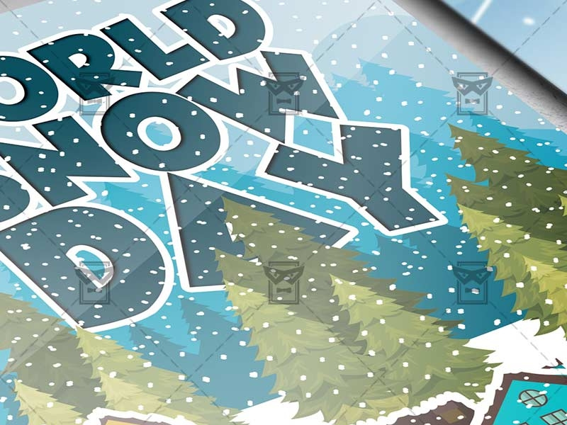 World Snow Day - Flyer PSD Template by Exclusive Flyer on Dribbble