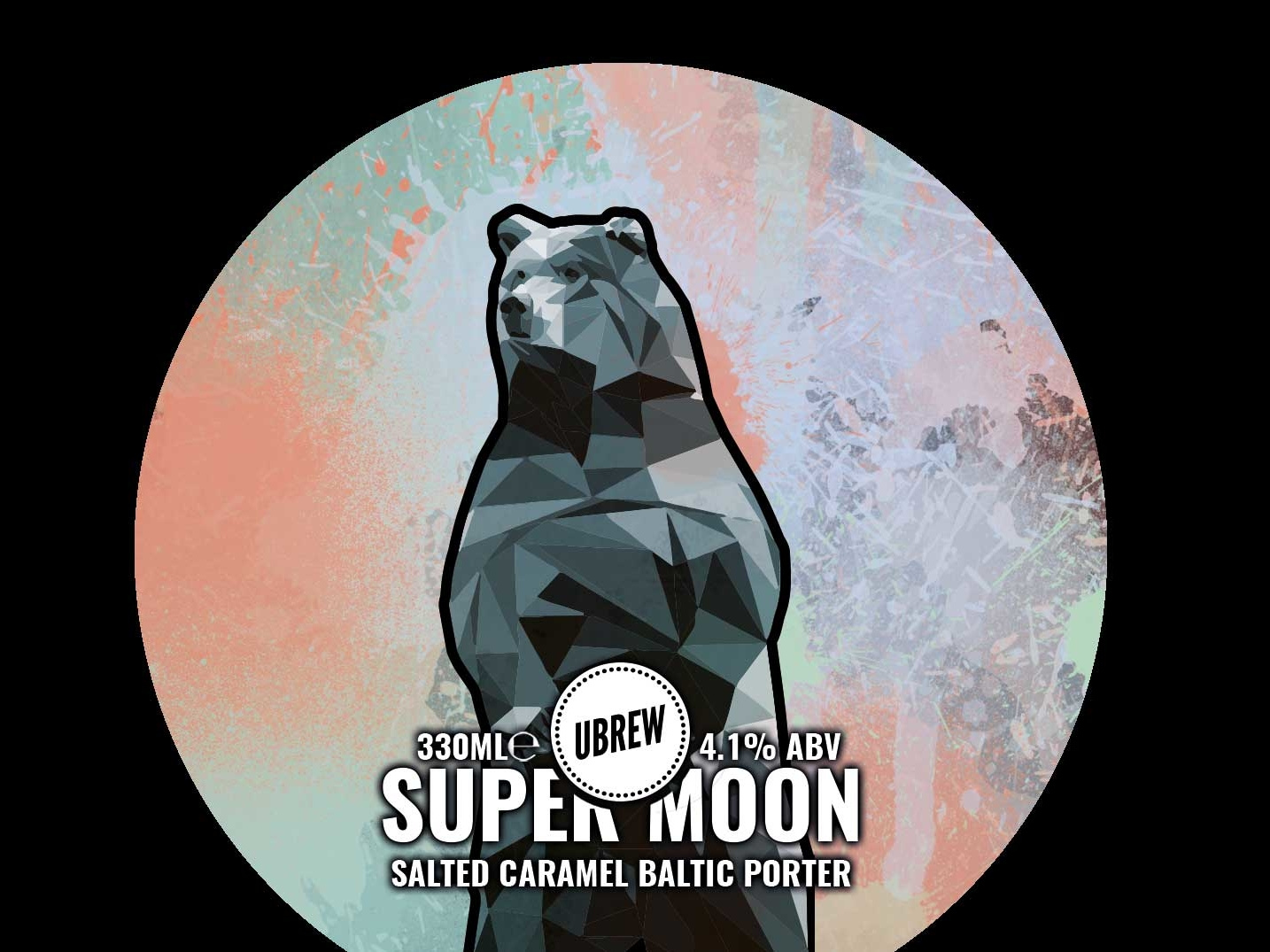 Supermoon - salted caramel baltic stout by Wilf Horsfall on Dribbble