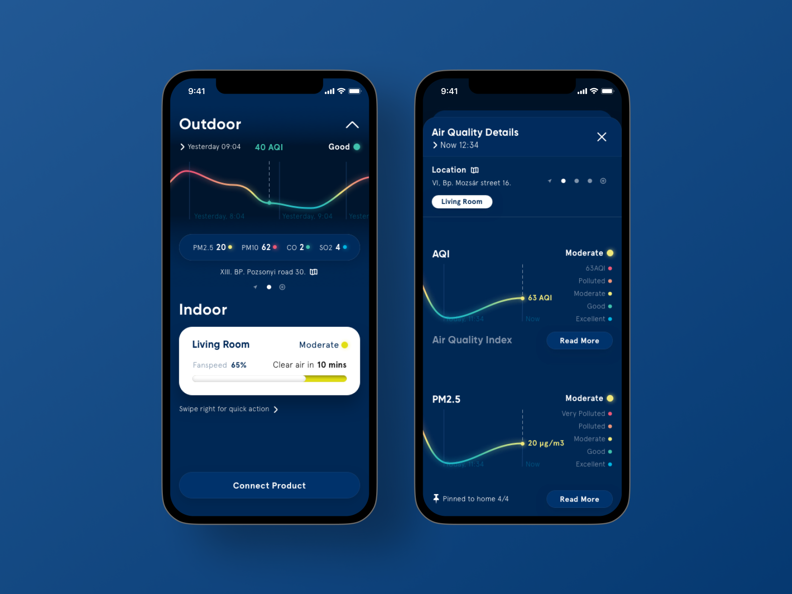 Blueair Remote App 💨 by lakner.design on Dribbble