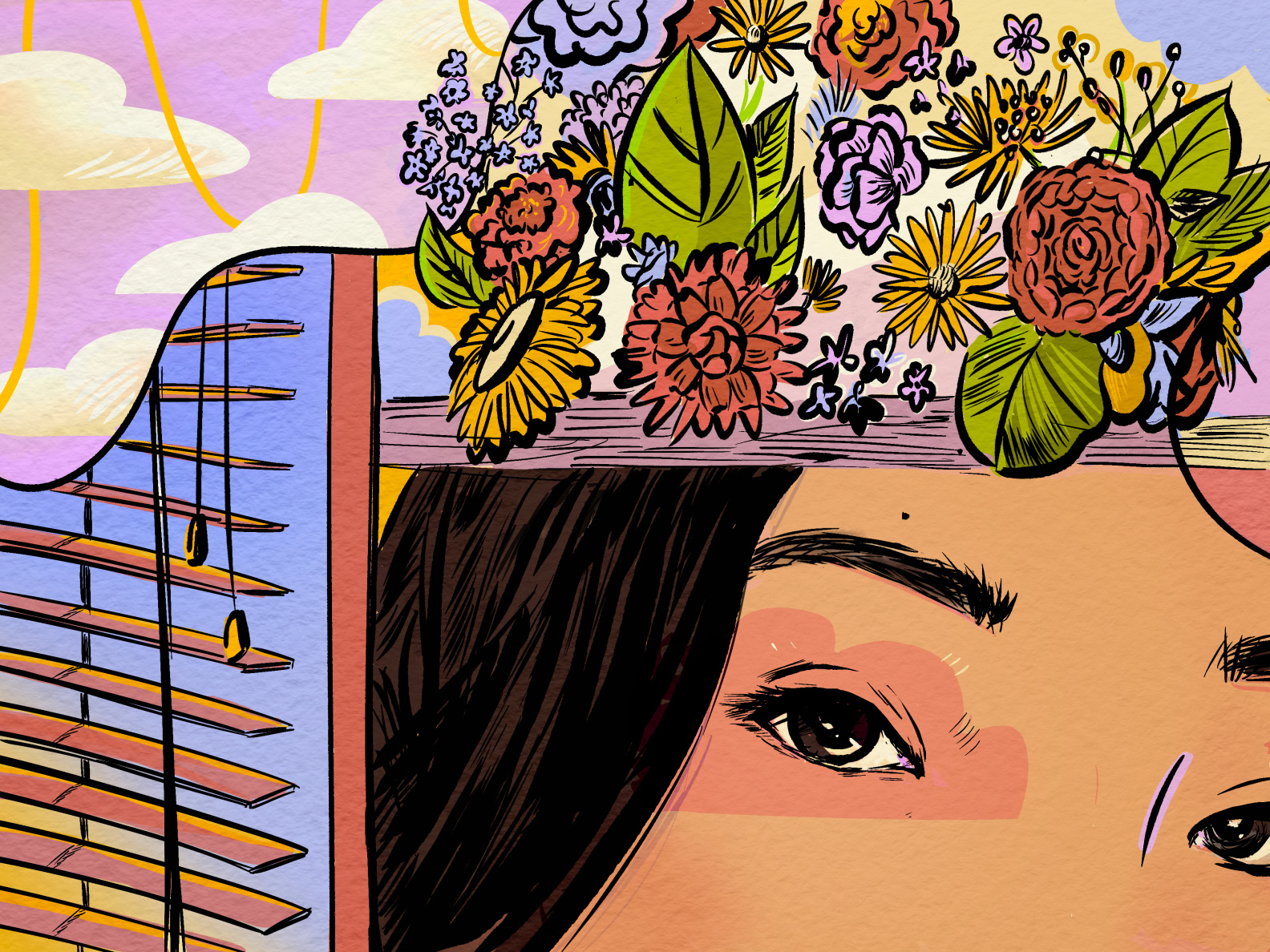 Dear Spring, I've Missed You by Vivian Shih on Dribbble