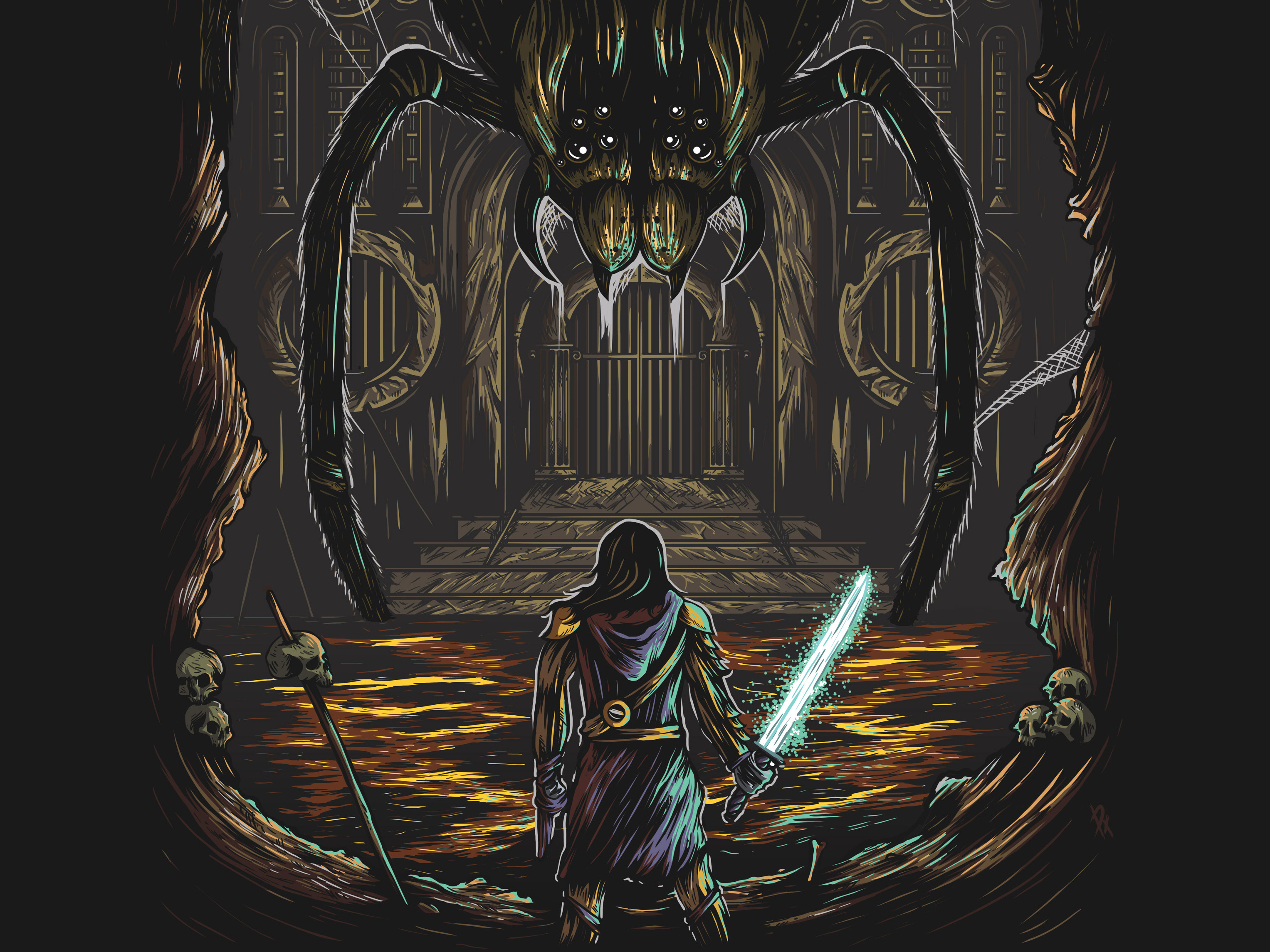 Middle Earth by Paulo Xavier on Dribbble