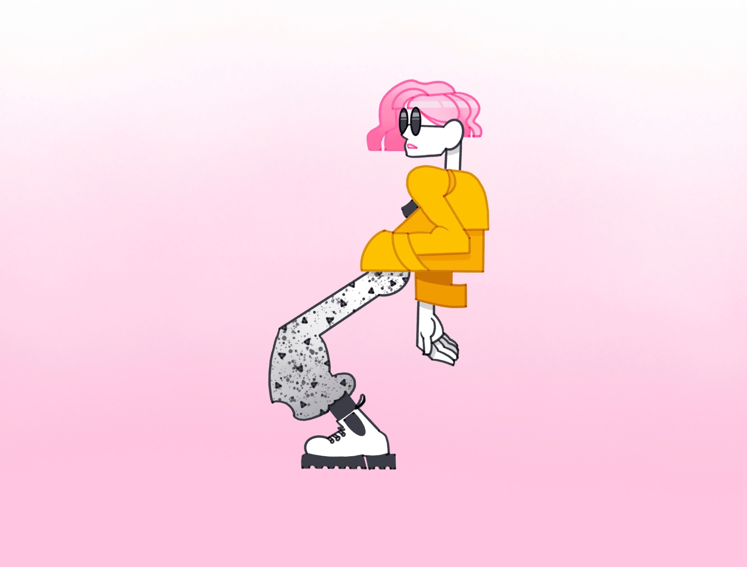 Cool Girl by Grace Jensen on Dribbble