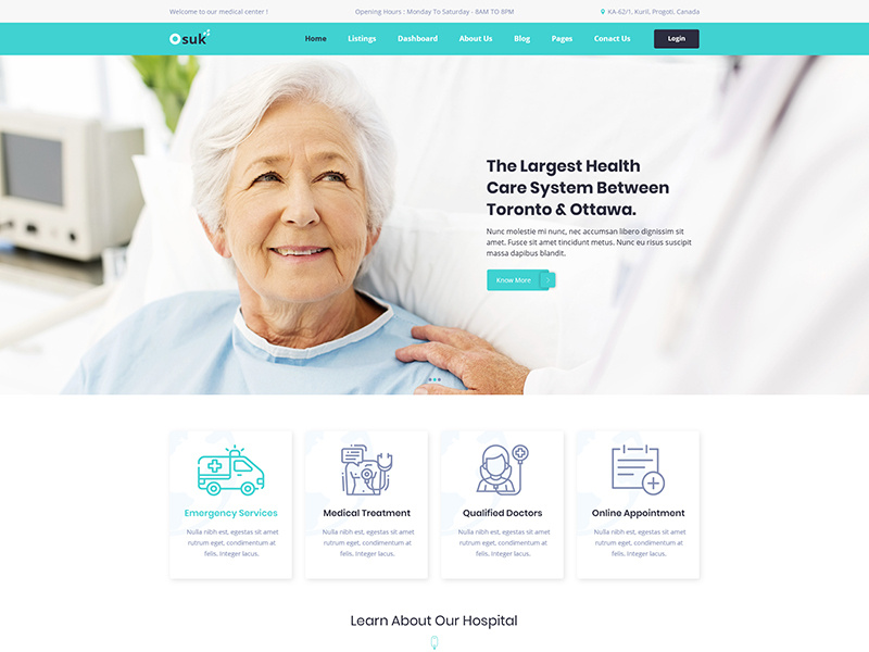 Medical, Hospital, Doctor and Health care PSD Template by Towkibur ...