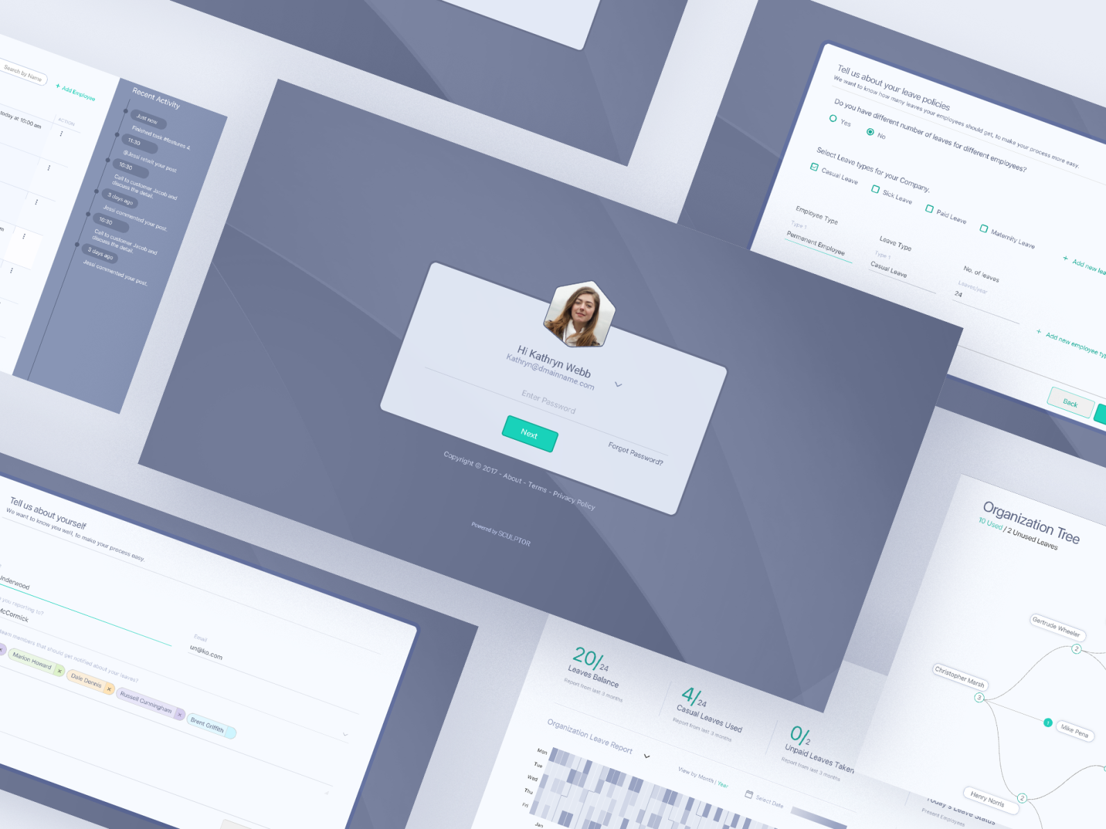 Leave Management App by Shahid Hussain on Dribbble