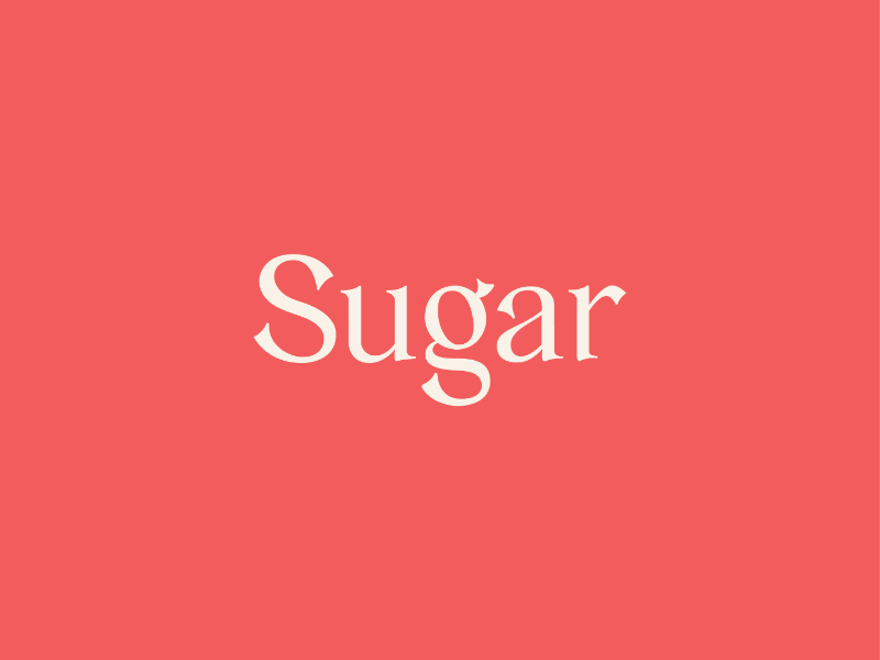 Sugar Typeface by Jace Goodwin on Dribbble