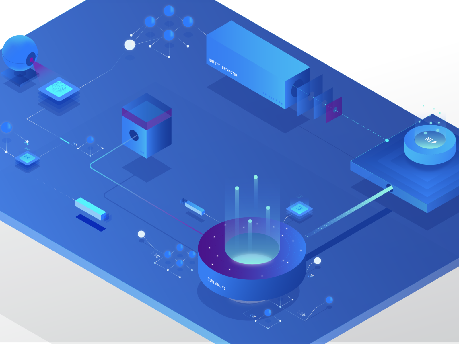 Machine Learning Illustration by Felipe Lekich on Dribbble