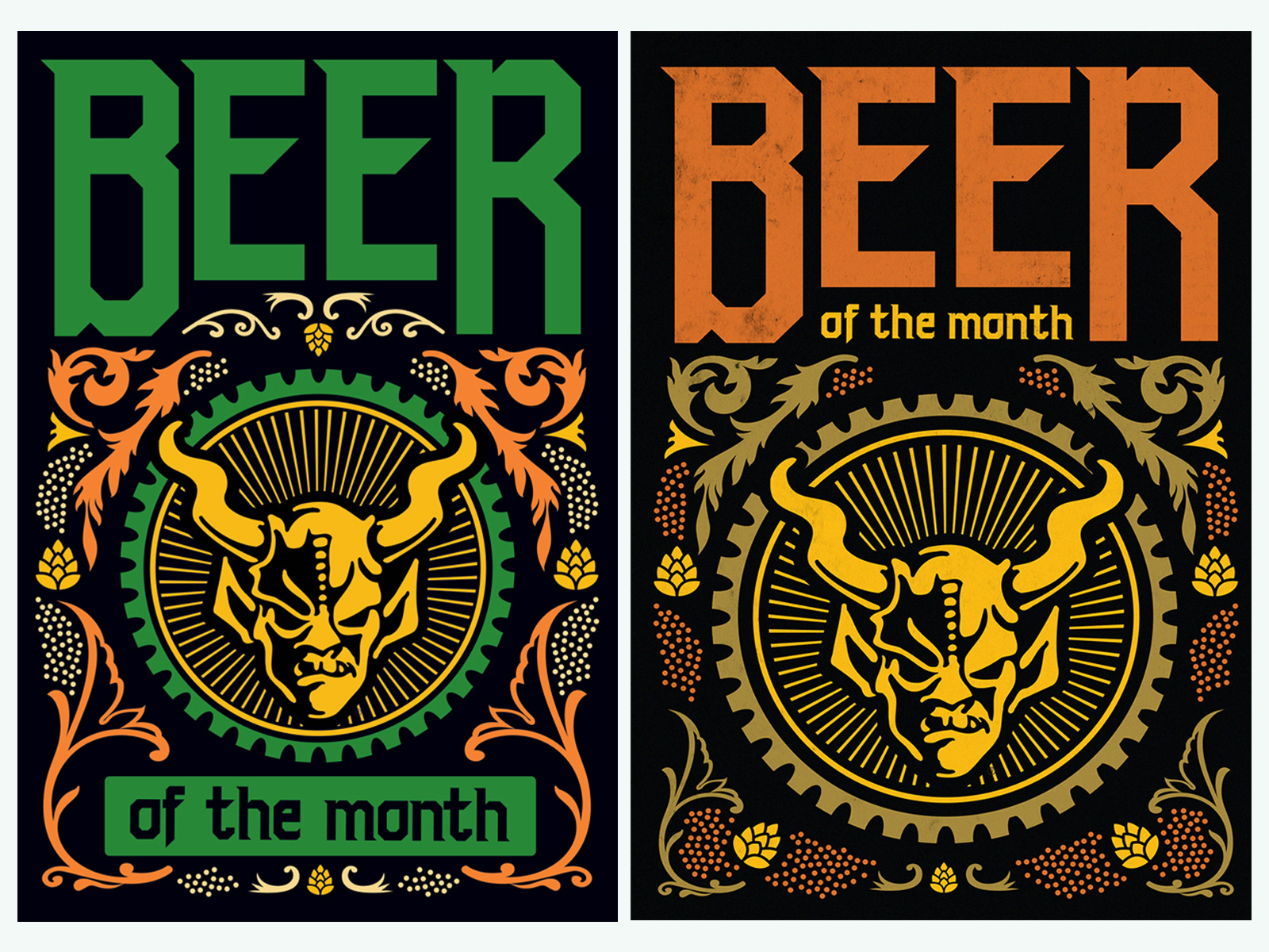 Beer of the Month by Janine Kutner on Dribbble