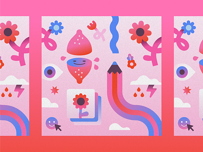 Random Objects 🍋 ️🌼 by Rikki Janae on Dribbble