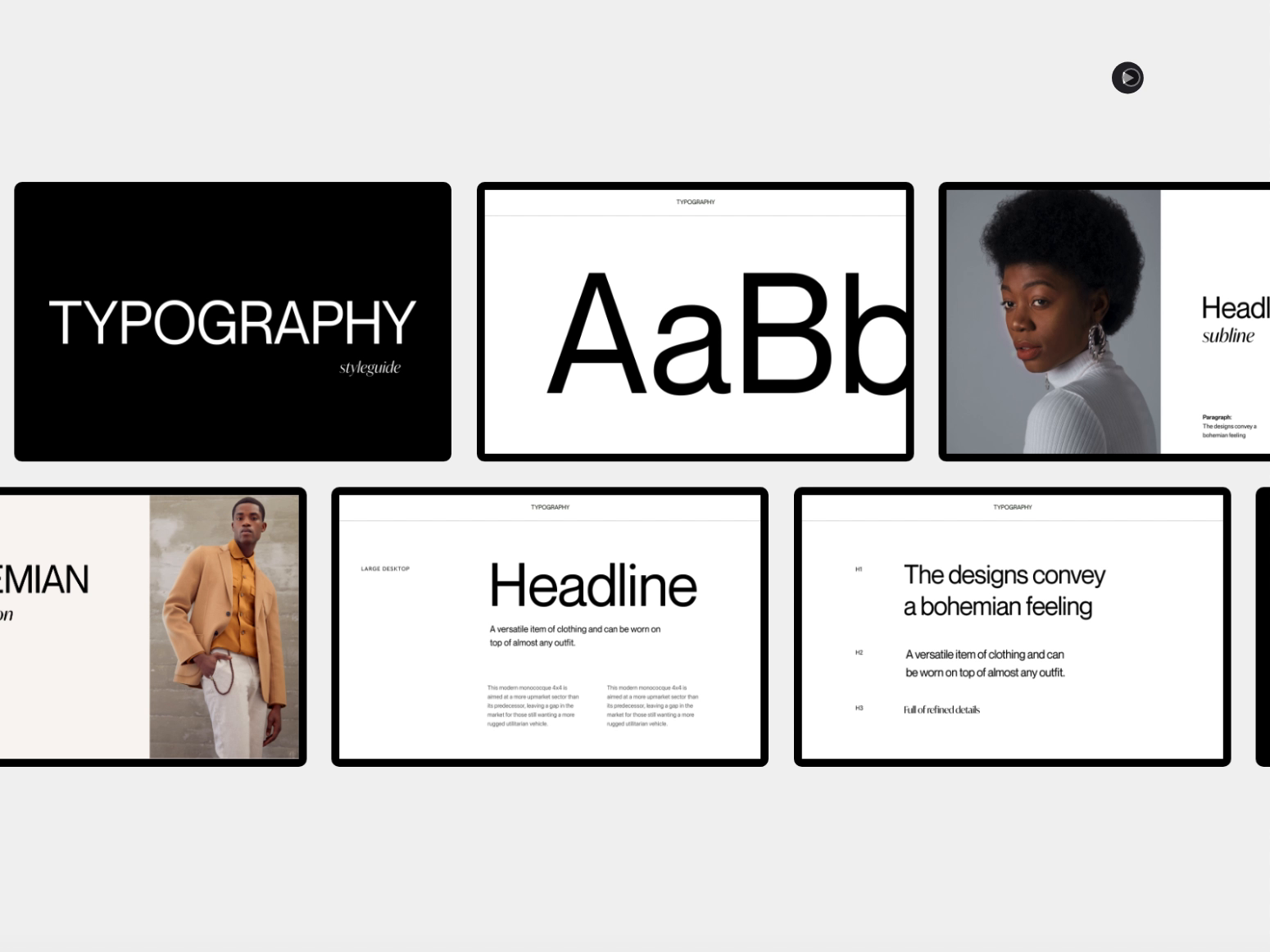 typography style guide by Remon on Dribbble