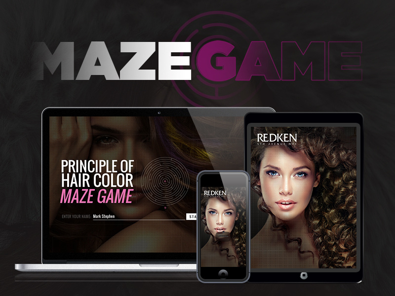 Maze game interface by Bhaskar Bisht on Dribbble