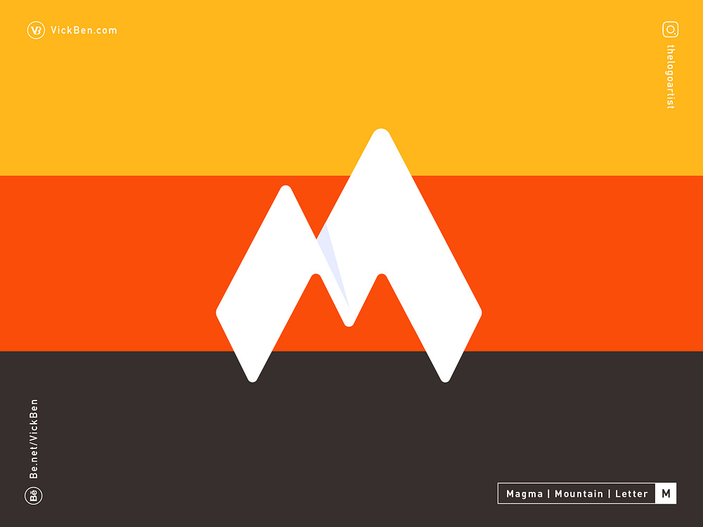 Magma Logo by Logo Designer, Vick Ben on Dribbble