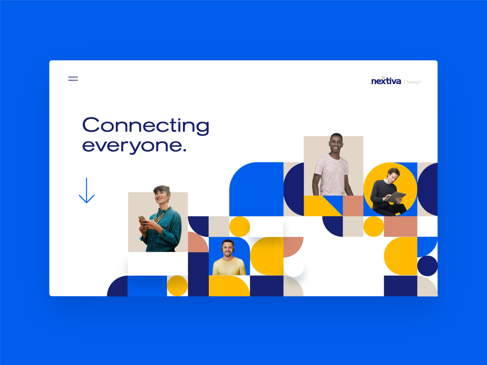 Nextiva | Hero by Wesley Marc Bancroft on Dribbble