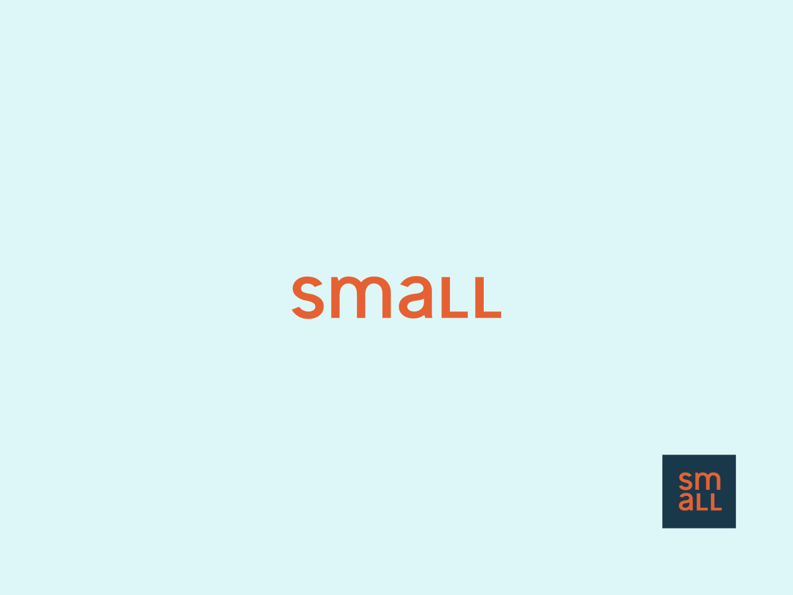 small | Branding by Wesley Marc Bancroft on Dribbble