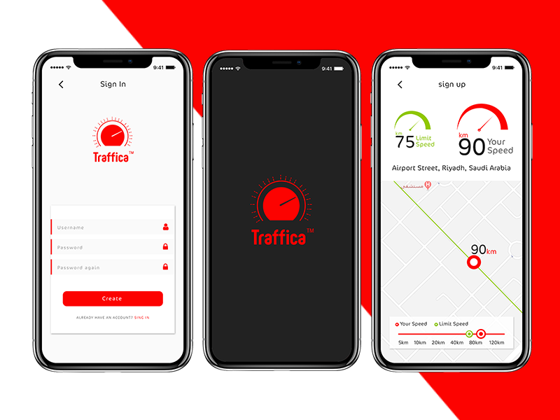Speed measurement-app-IOS-android by Saleh Haboush on Dribbble