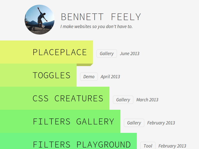 Redesign v4.5 by Bennett Feely on Dribbble