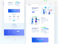 Digital Agency Landing Page by Noms Edit (Noman) on Dribbble