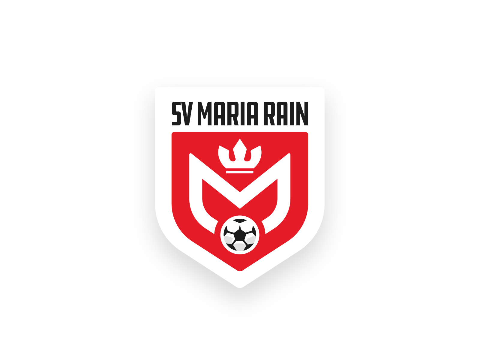 Blue M Football Logo