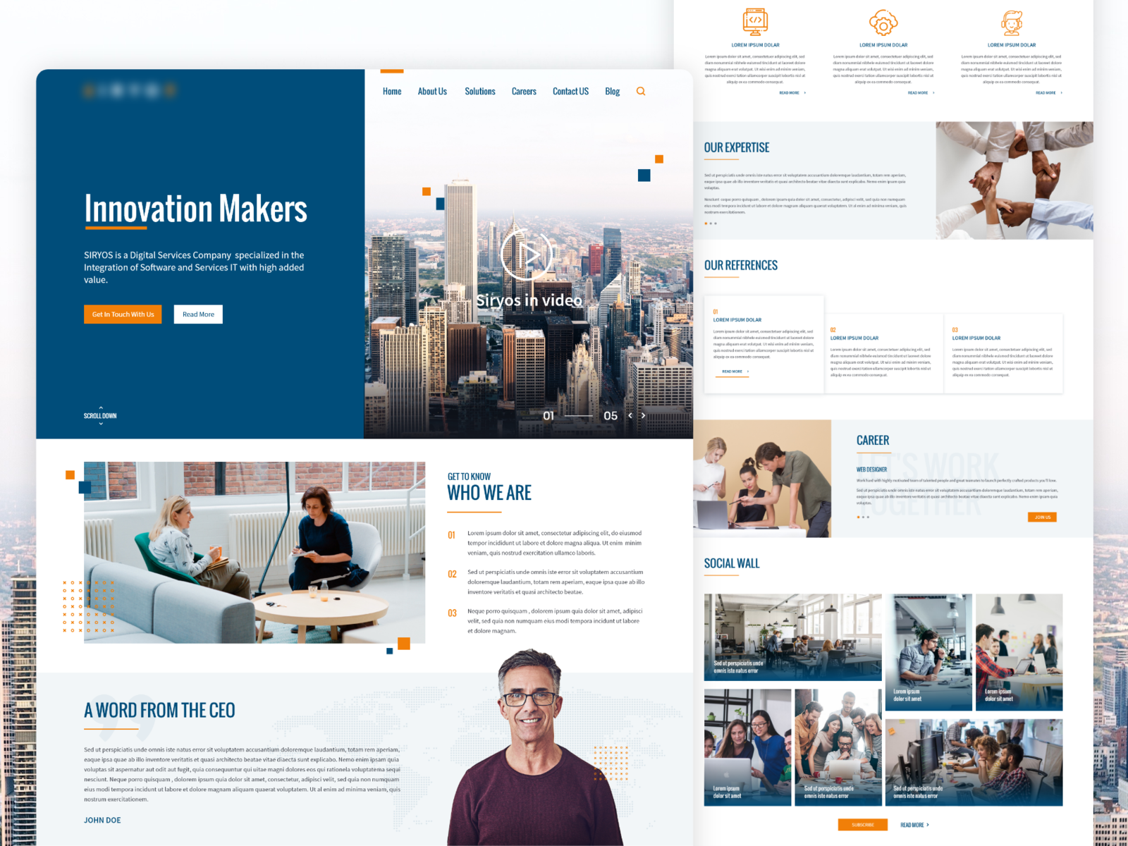 Landing Page for X by Aymen Zarrouki on Dribbble