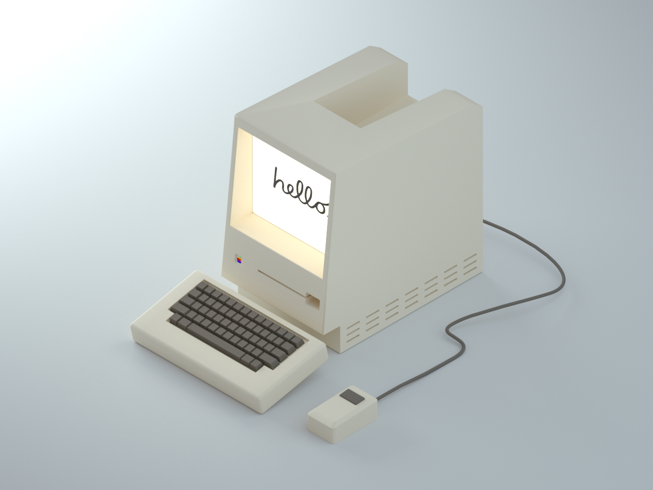 Hello Macintosh by Dimitar Kolev on Dribbble