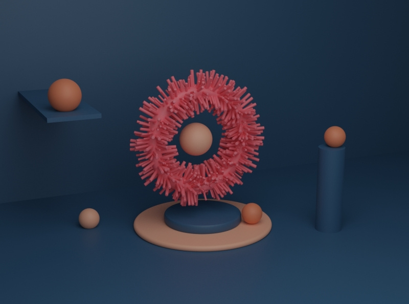 Abstract Design - Blender Series by Kaushik R on Dribbble