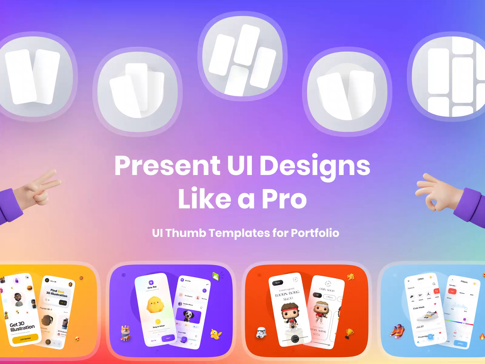 UI Mockup Kit by Sajon for Orix Creative on Dribbble