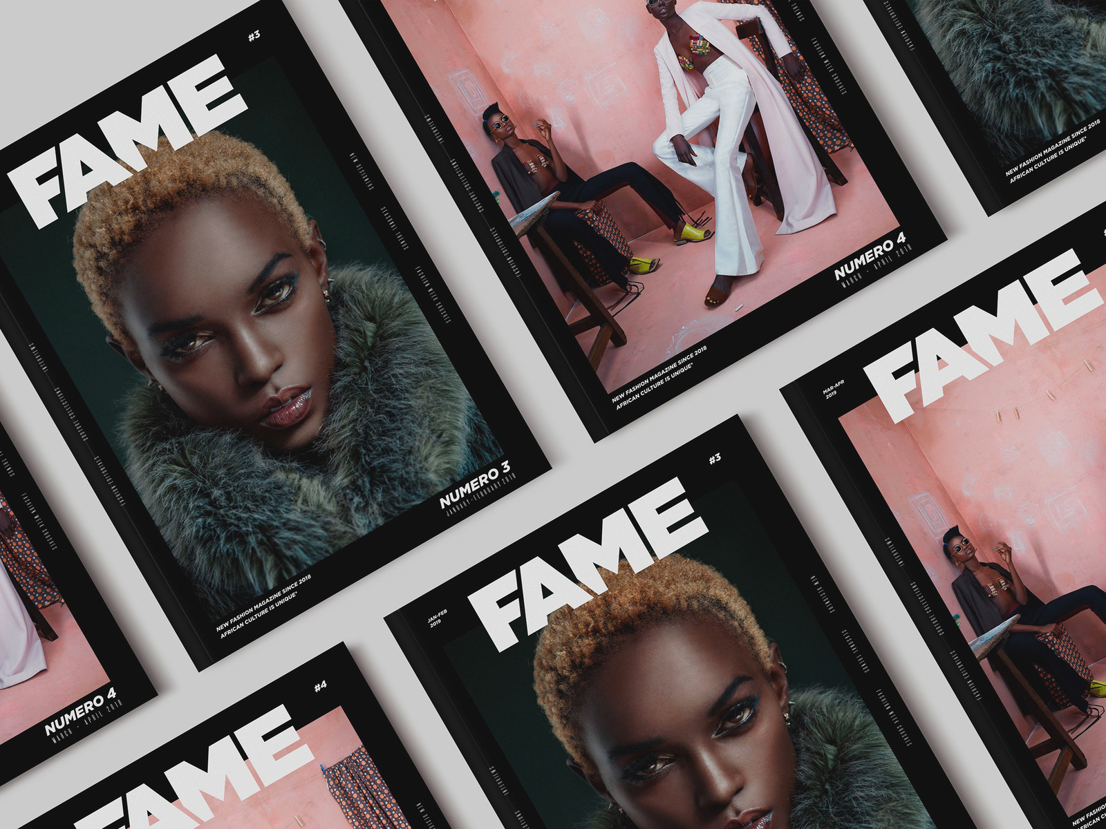 FAME MAGAZINE - covers by Robin Fontes on Dribbble