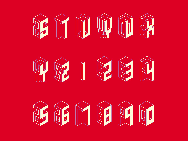 BOXY FONT by Angela Chan on Dribbble