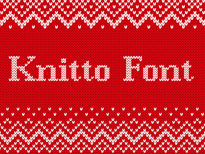 Knitto Font by OWPictures on Dribbble