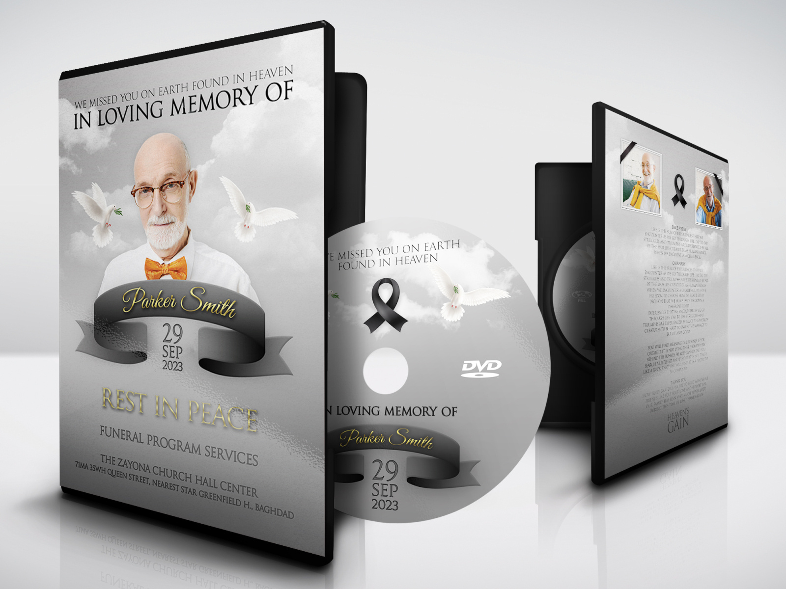 Memorial and Funeral Ceremonies Template Vol.2 by OWPictures on Dribbble