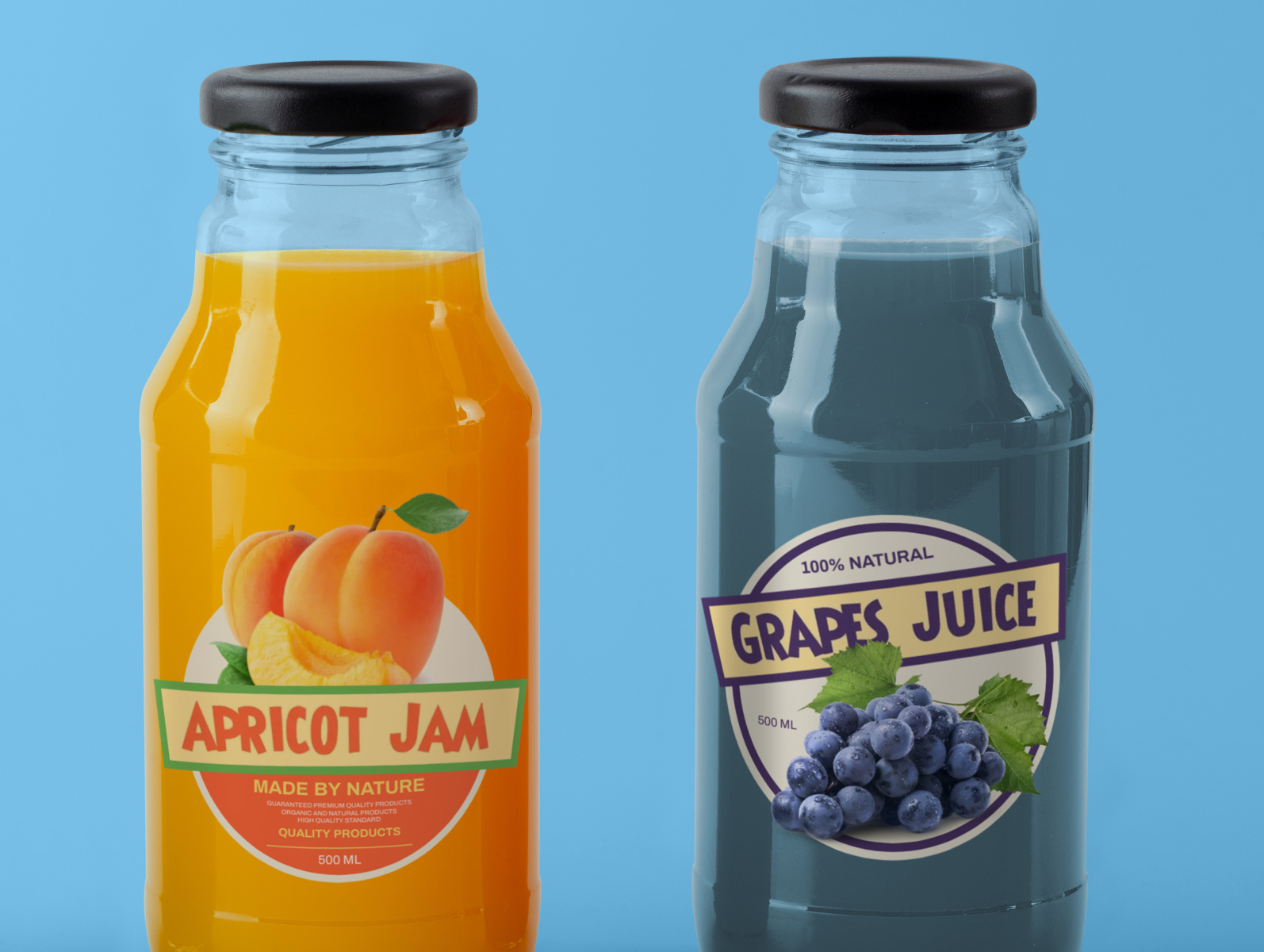 Juice Label Template - Juice Label Design by OWPictures on Dribbble