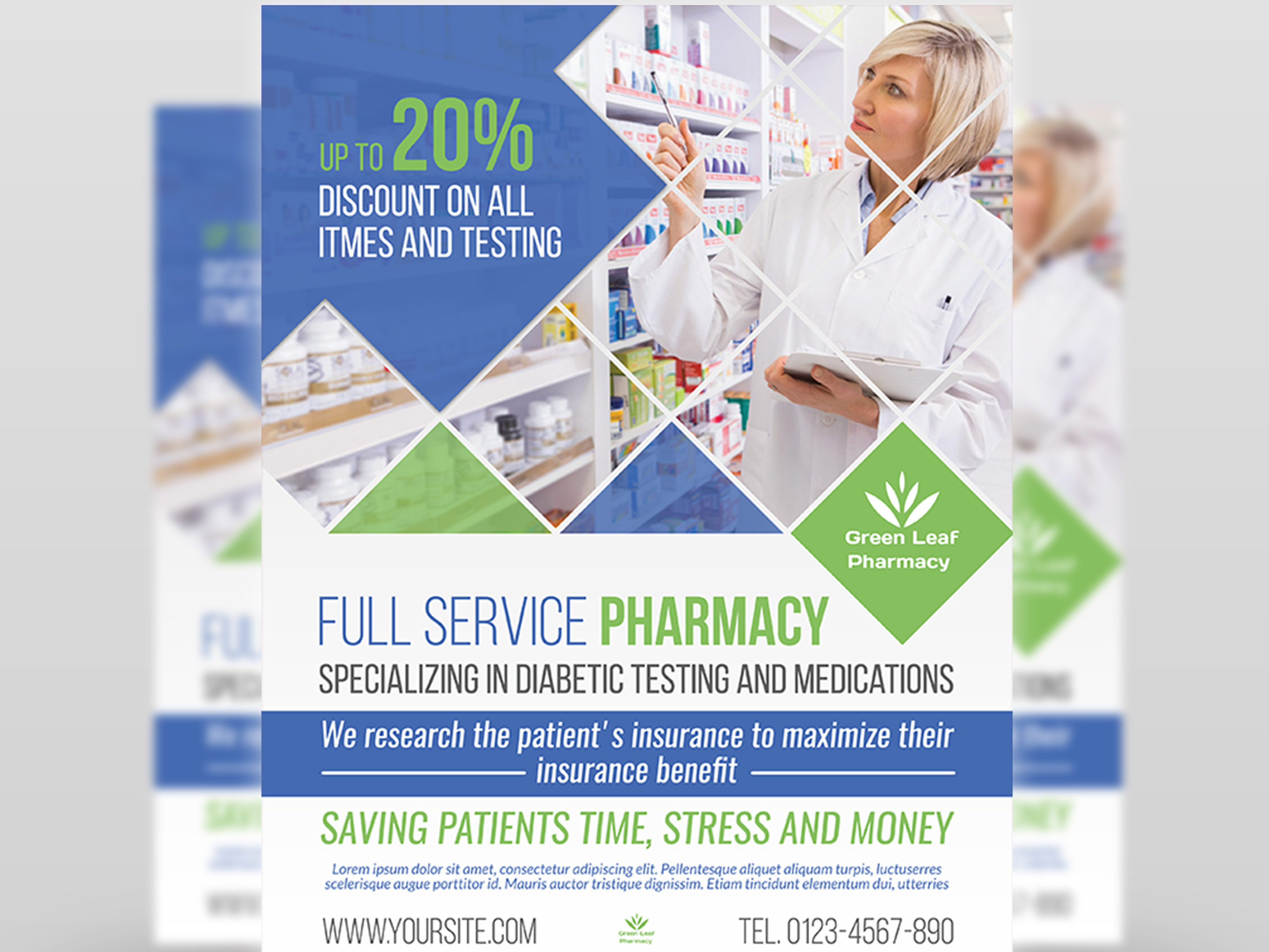 Dribbble - 02_pharmacy_flyer_template.jpg by OWPictures