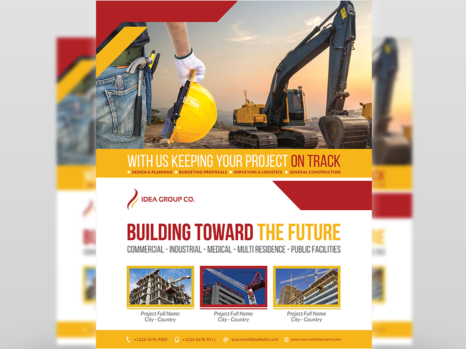 Construction Flyer Template By OWPictures On Dribbble