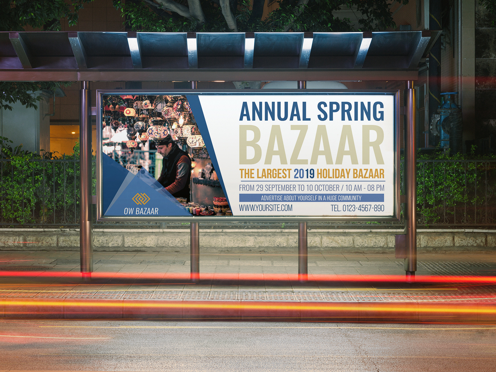 Bazaar Billboard Template by OWPictures on Dribbble