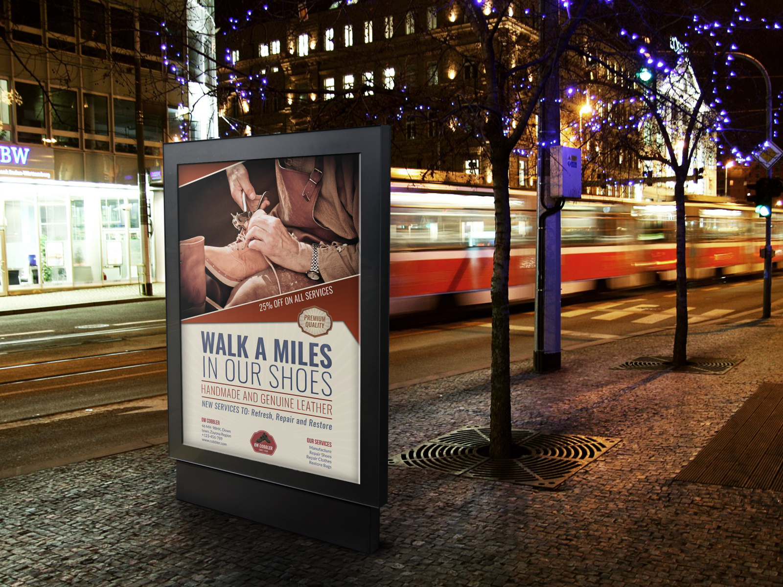 Cobbler Poster Template by OWPictures on Dribbble