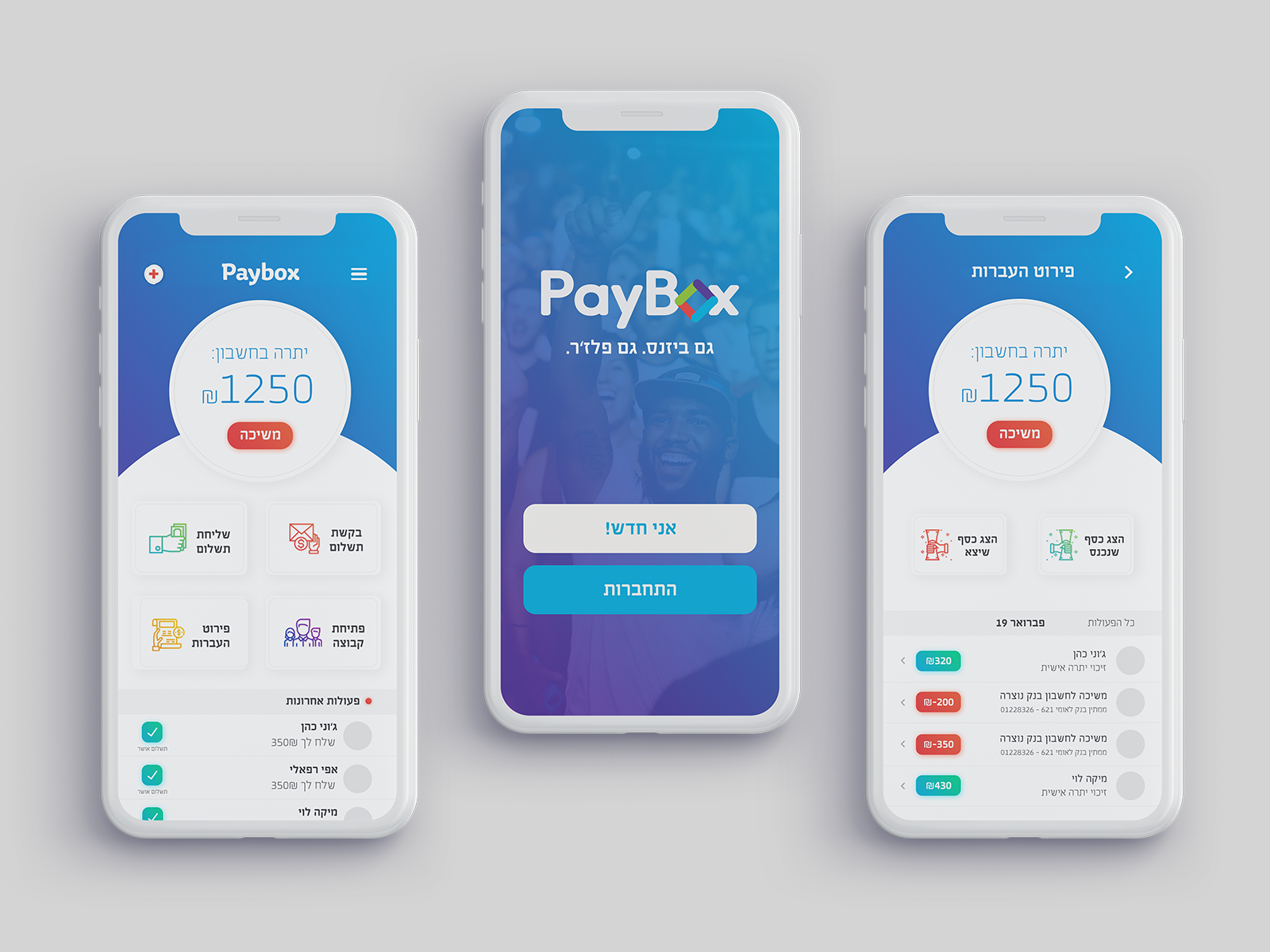 Paybox App Re-Branding Concept by Nave Martziano on Dribbble
