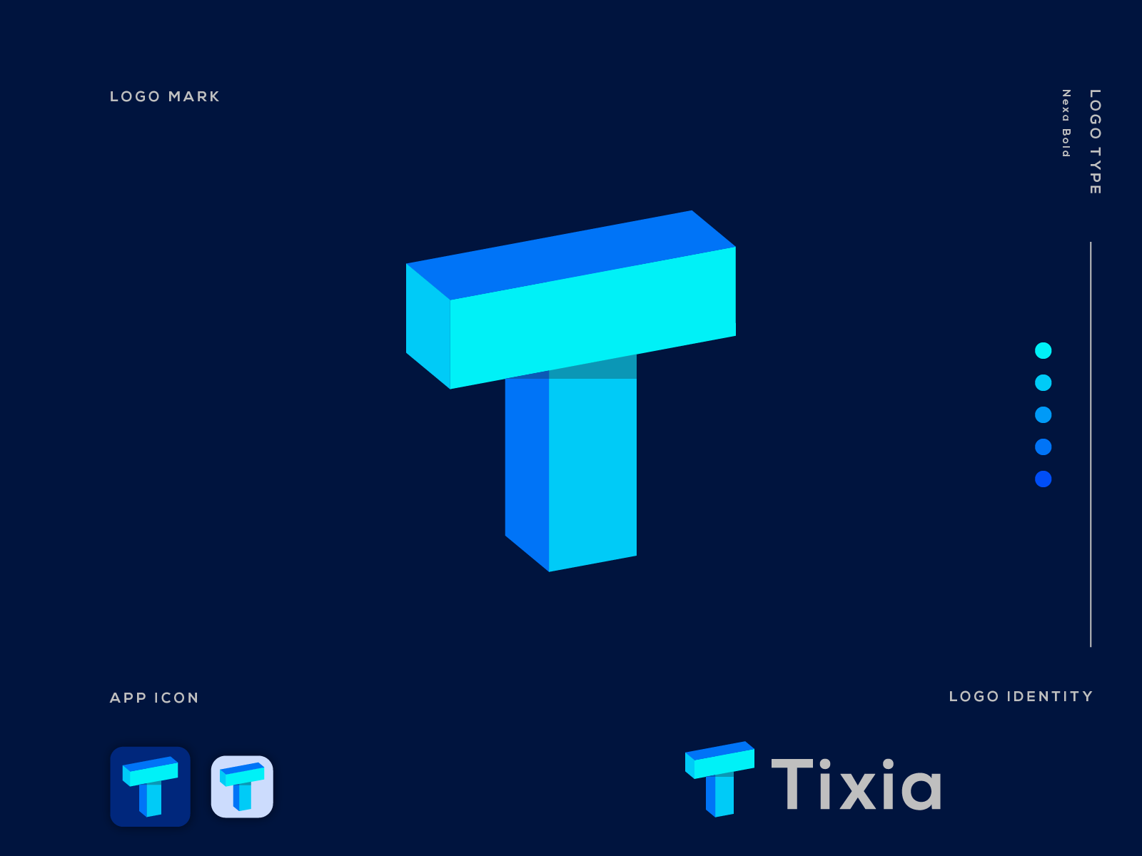 Tixia Logo Design ( T Lettermark ) by Sanaullah Ujjal on Dribbble
