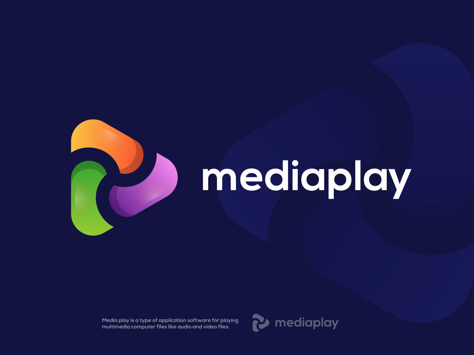 Media play Logo Design by Sanaullah Ujjal on Dribbble