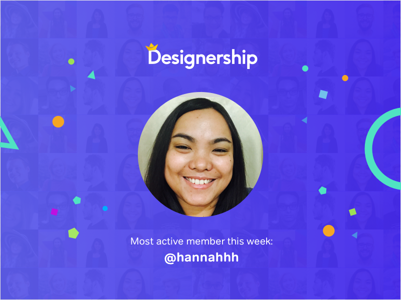 The Designership: This Week's Most Active Member by Michael Wong on Dribbble